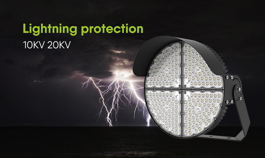 CE RoHS 960W Round LED Lights - Outdoor Lightning protection Waterproof ...