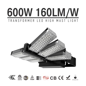 1000w LED Flood Light, DLC Lightweight Stadium LED High Mast Floodlights