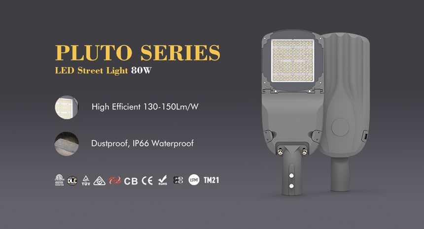 80W free samples Street LED Lights, Outdoor traffic roundabout Security ...