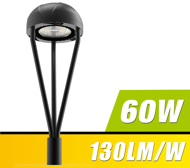 LED Post Top Light LED Area Round Light Luminaires