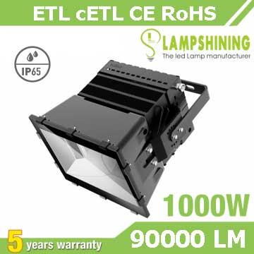 High Lumen Outdoor,Indoor LED Flood Light,1000W 90000 Lumens,Stadium ...