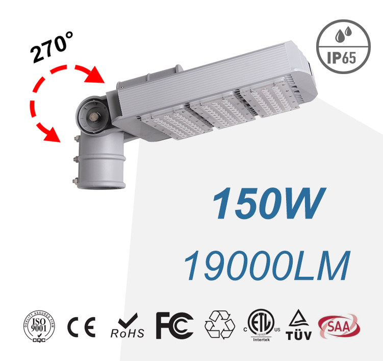 Rotatable LED Street Lights SMD 3030 CE RoHS Listed