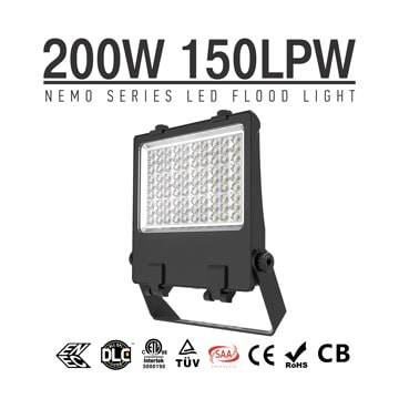 150 watt LED Flood Lamp, DLC CB 120v 5000K Indoor Outdoor flood Pole Lights